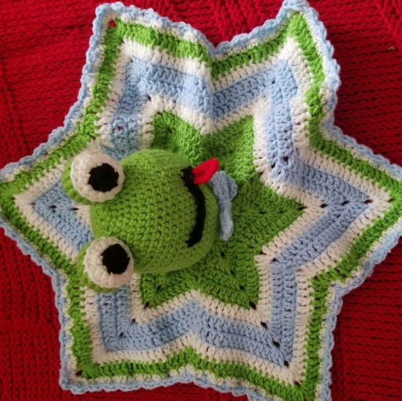 Accessories | Baby Boy Frog Lovie | Poshmark